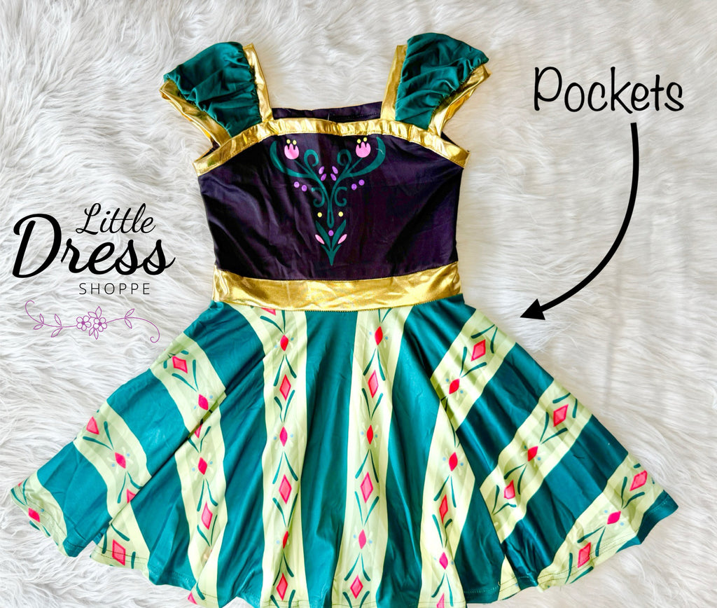 Ice Princess SIster Twirly Dress – Little Dress SHOPPE