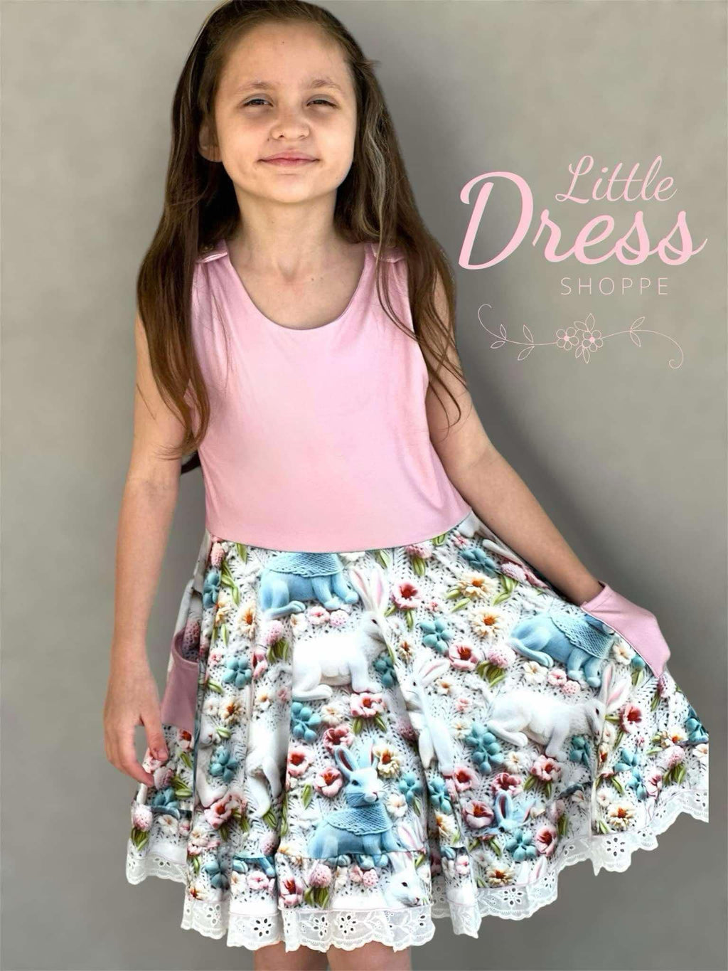 Easter Bunny Tank Dress – Little Dress SHOPPE