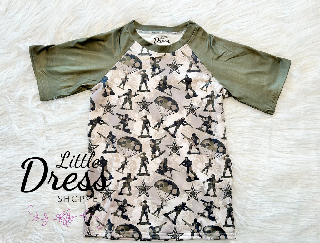 Matching Army Shirt – Little Dress SHOPPE